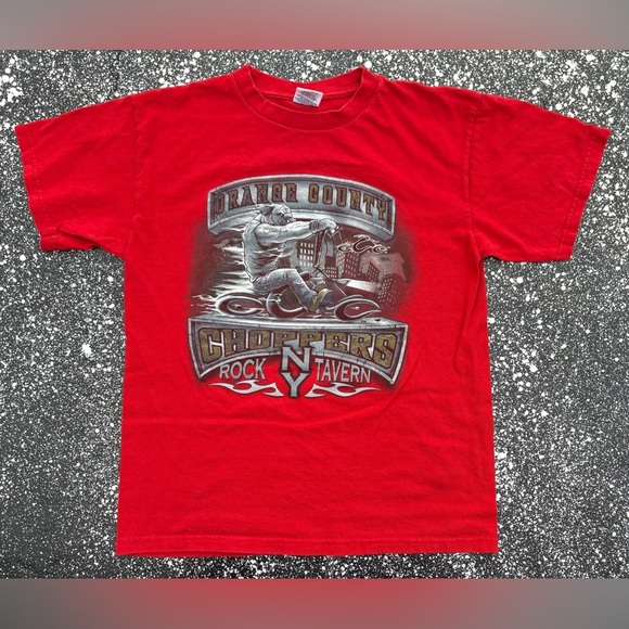 Vintage | Shirts | Orange County Choppers Biker Tshirt Rock Tavern Ny ...